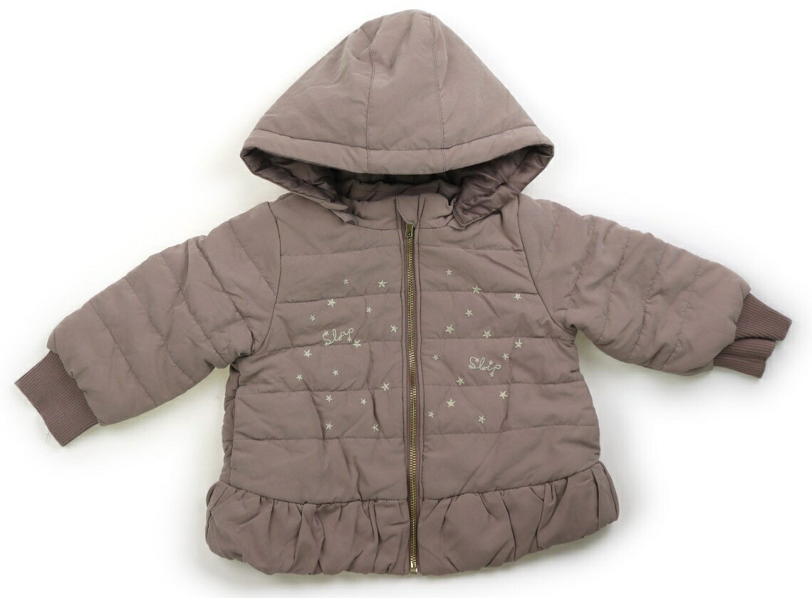 　ブランド 　SLAP SLIP(スラップスリップ) 　カテゴリー 　コート・ジャンパー 　サイズ 　90サイズ 　色 　ピンクベージュ、星 　状態 　★★★ 　記名 　なし 　ジャンル 　Girl 表地・裏地・中綿すべてポリエステル素材。...