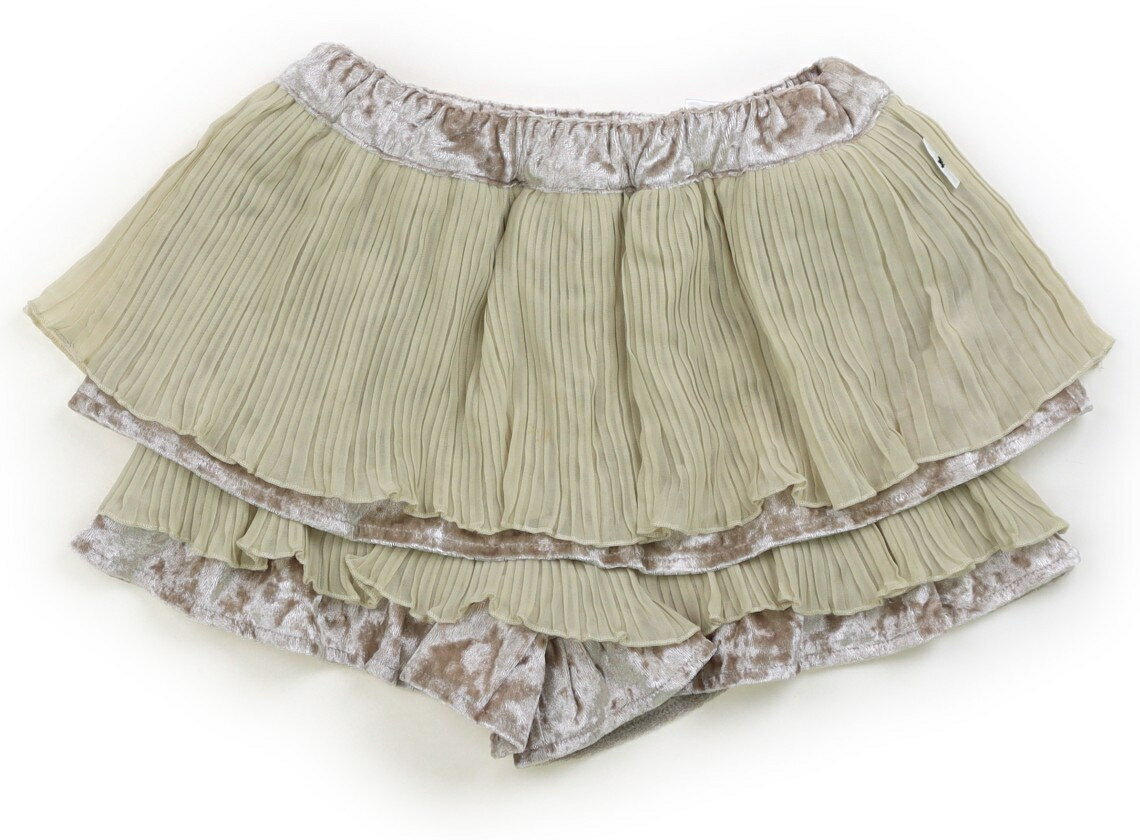 　ブランド 　pom ponette(ポンポネット) 　カテゴリー 　キュロット 　サイズ 　120サイズ 　色 　ベージュ・モカブラウン 　状態 　★★★ 　記名 　なし 　ジャンル 　Girl 光沢感のあるベロア地。シフォンのプリーツ。...