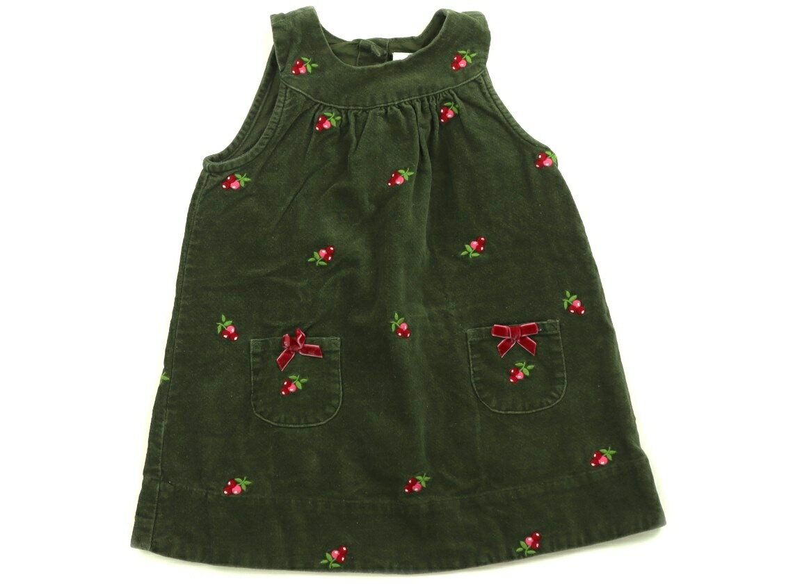 　ブランド 　Gymboree(ジンボリー) 　カテゴリー 　ジャンパースカート 　サイズ 　80サイズ 　色 　カーキ・刺しゅう 　状態 　★★★ 　記名 　なし 　ジャンル 　Girl 別珍調生地。後ろボタン開き。実際のサイズ表記は、2...