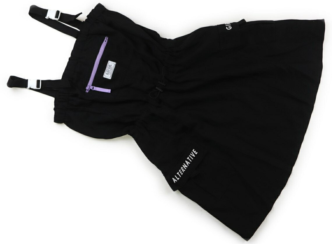 　ブランド 　ALGY(アルジー) 　カテゴリー 　ジャンパースカート 　サイズ 　160サイズ 　色 　黒、ライラック、シルバー 　状態 　★★★ 　記名 　なし 　ジャンル 　Girl ポリエステル生地。裏地あり。ウエストは総ゴムです。...