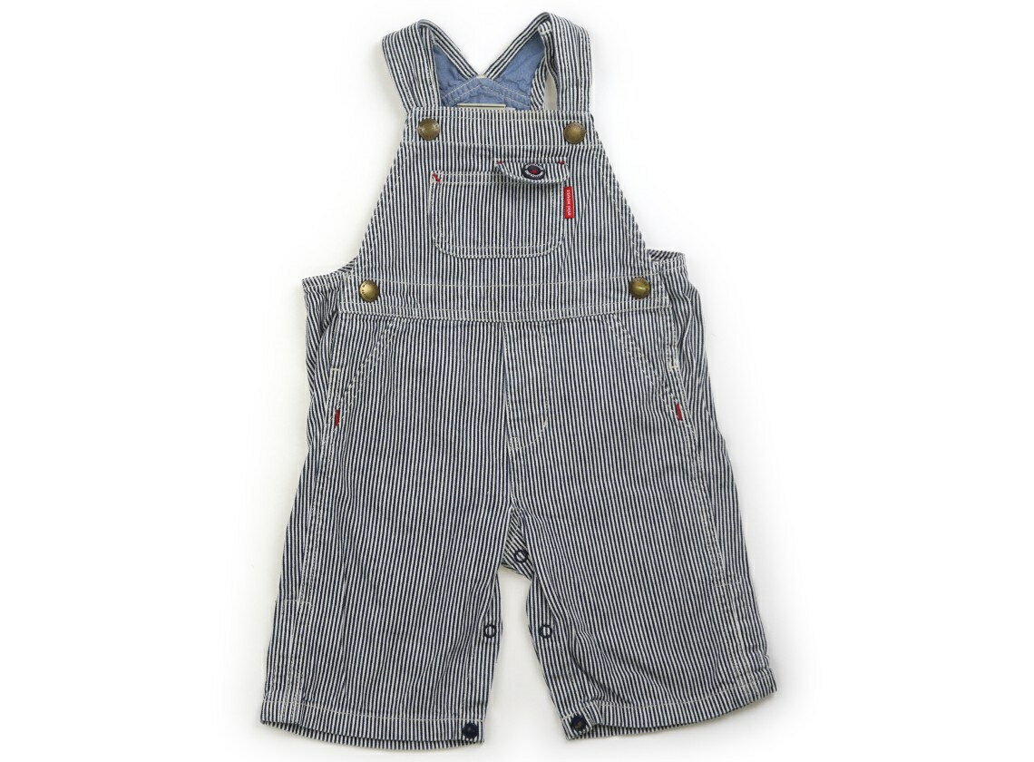 　ブランド 　miki HOUSE(ミキハウス) 　カテゴリー 　ベビーオーバーオール 　サイズ 　80サイズ 　色 　ヒッコリーストライプホワイトネイビー 　状態 　★★★ 　記名 　なし 　ジャンル 　Boy 実際のサイズ表記はM80-...