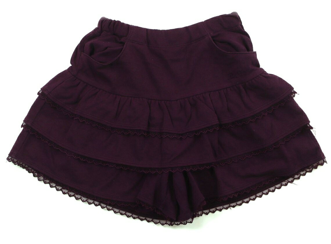 　ブランド 　BeBe(べべ) 　カテゴリー 　キュロット 　サイズ 　140サイズ 　色 　赤紫 　状態 　★★ 　記名 　なし 　ジャンル 　Girl 綿・レーヨン・ポリエステル素材。ウエストは総ゴムです。やや毛羽立ちが見受けられます。...