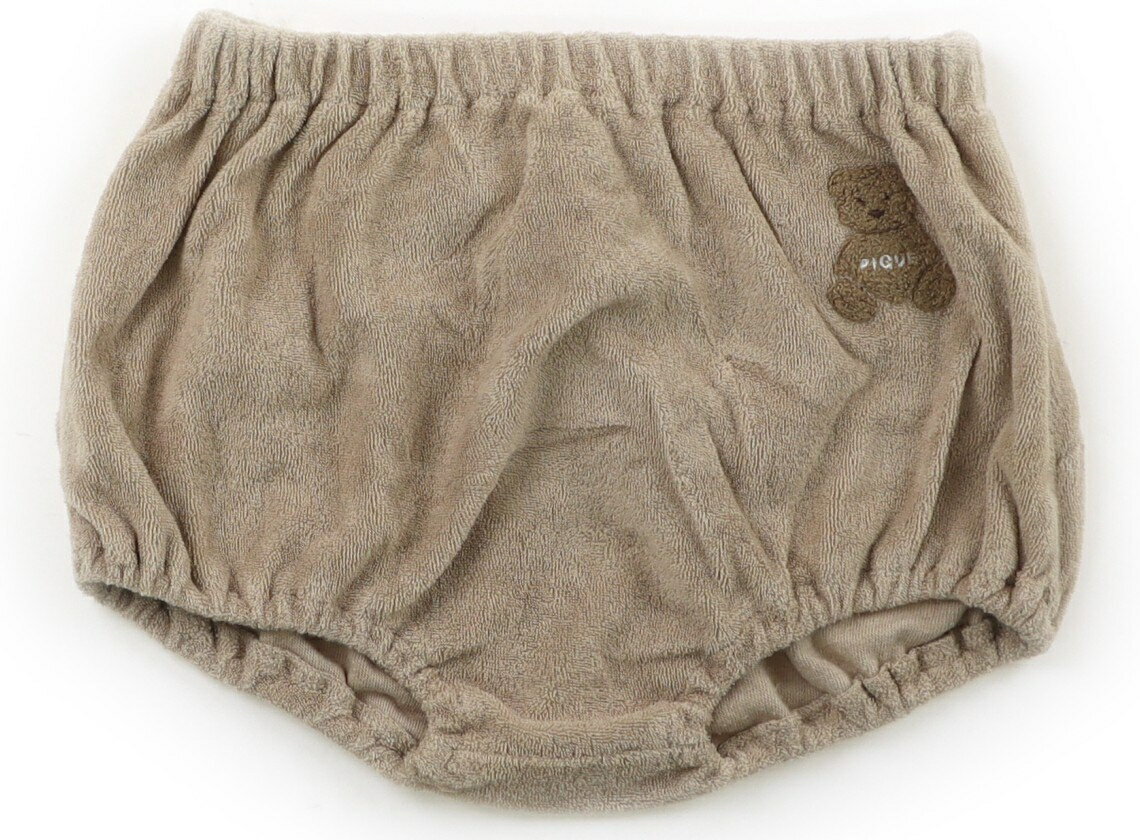 　ブランド 　gelato pique(ジェラピケ) 　カテゴリー 　ブルマ・ダイパーカバー 　サイズ 　80サイズ 　色 　ブラウン 　状態 　★★★ 　記名 　なし 　ジャンル 　Girl パイル地。腰のブランドプリントにはノリ残りがあ...