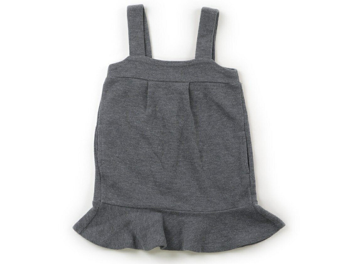 　ブランド 　petit main(プティマイン) 　カテゴリー 　ジャンパースカート 　サイズ 　80サイズ 　色 　グレー 　状態 　★★★ 　記名 　なし 　ジャンル 　Girl リブカットソー。毛羽立ちがありますが、まだお使いいただ...