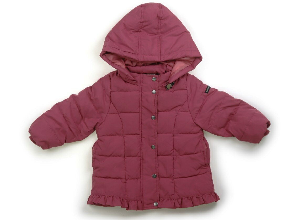 　ブランド 　petit main(プティマイン) 　カテゴリー 　コート・ジャンパー 　サイズ 　90サイズ 　色 　ピオニー、フリル 　状態 　★★ 　記名 　なし 　ジャンル 　Girl 表地と裏地はポリエステル、詰め物はダウンフェザ...