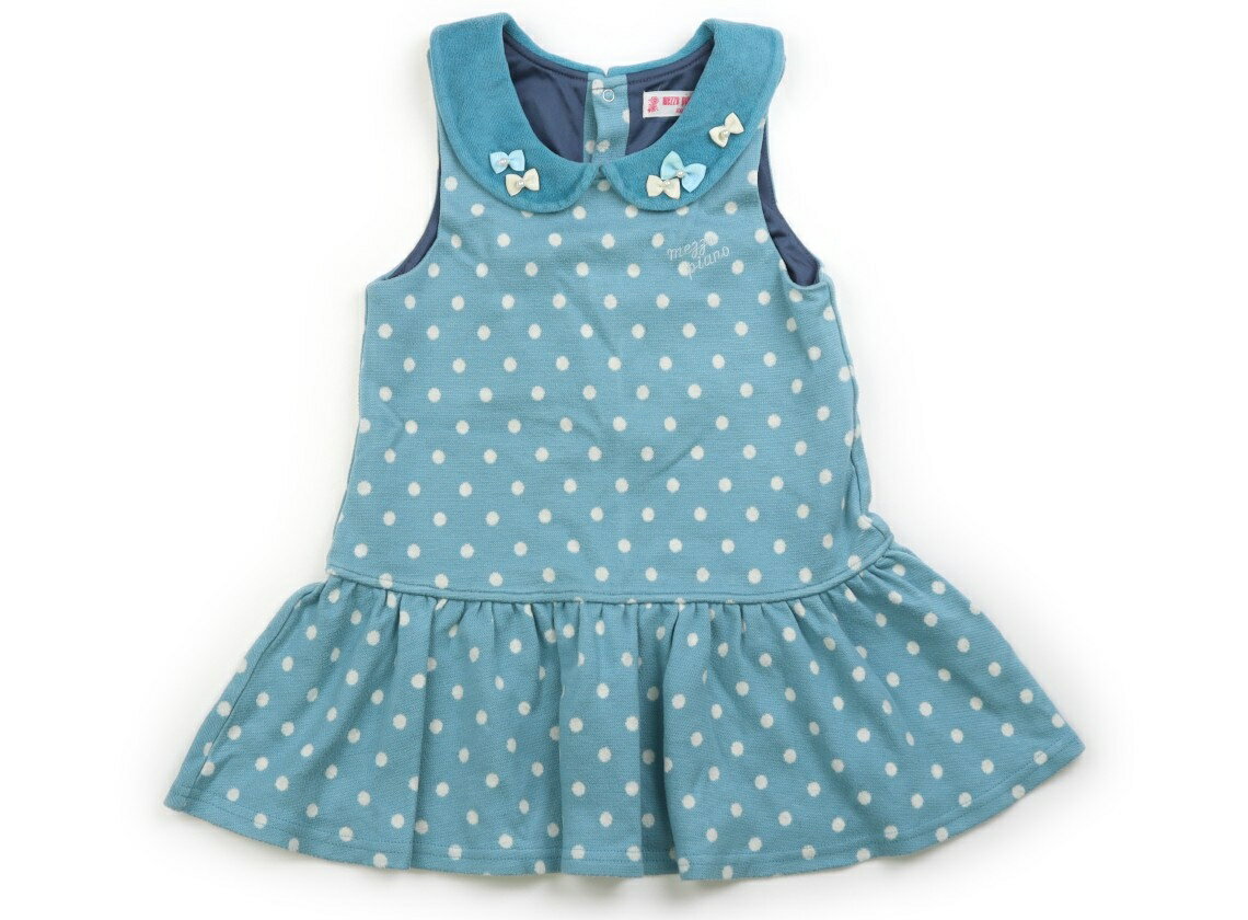 　ブランド 　mezzo piano(メゾピアノ) 　カテゴリー 　ジャンパースカート 　サイズ 　100サイズ 　色 　ブルー系、水玉 　状態 　★★★ 　記名 　なし 　ジャンル 　Girl アクリルやコットン配合生地、襟は別珍生地です...