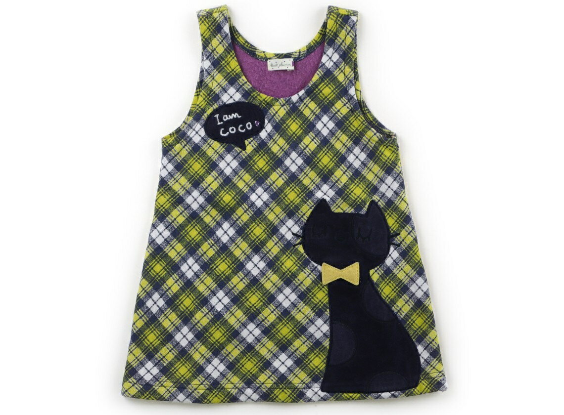 　ブランド 　Knit Planner(KP)(ニットプランナー（KP）) 　カテゴリー 　ジャンパースカート 　サイズ 　95サイズ 　色 　格子柄　黄 　ネコ柄 　状態 　★★★ 　記名 　なし 　ジャンル 　Girl 裏起毛。トレーナ...