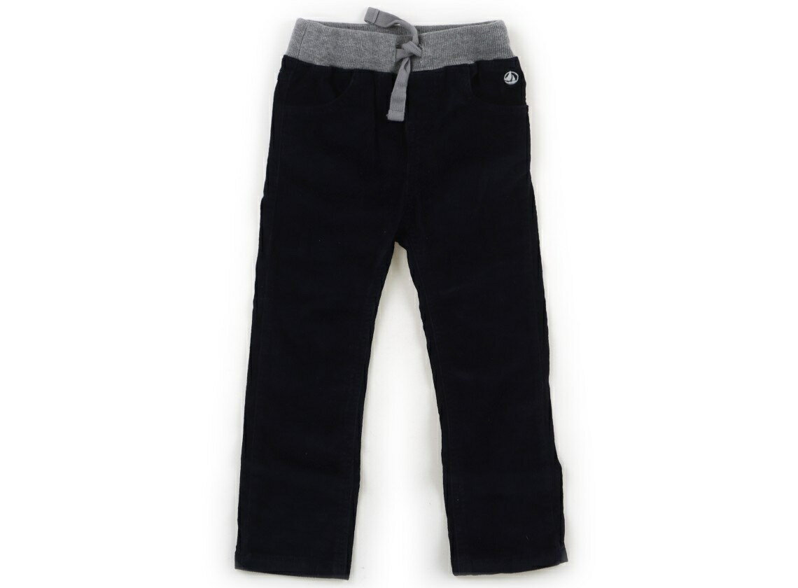 　ブランド 　PETIT BATEAU(プチバトー) 　カテゴリー 　パンツ 　サイズ 　95サイズ 　色 　ダークネイビー 　状態 　★★★ 　記名 　なし 　ジャンル 　Boy コーデュロイ生地、ウエストは総ゴムで紐付き。やや白っぽく色...
