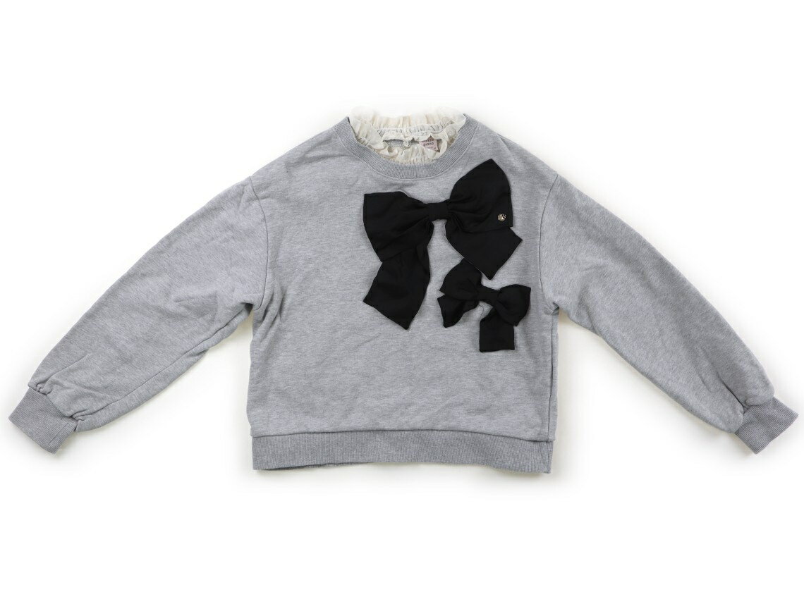 　ブランド 　mezzo piano(メゾピアノ) 　カテゴリー 　トレーナー・プルオーバー 　サイズ 　150サイズ 　色 　グレー 　状態 　★★ 　記名 　なし 　ジャンル 　Girl 襟周りのチュール生地は取り外し可能です。袖に薄茶...