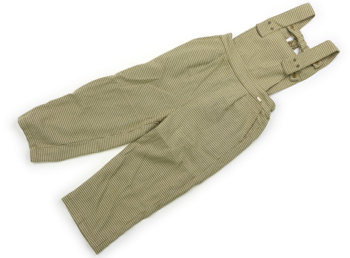 　ブランド 　petit main(プティマイン) 　カテゴリー 　ジャンパースカート 　サイズ 　120サイズ 　色 　黄みがかった抹茶色、オフホワイト 　状態 　★★ 　記名 　なし 　ジャンル 　Girl 所々に毛羽立ちあり。お尻にか...