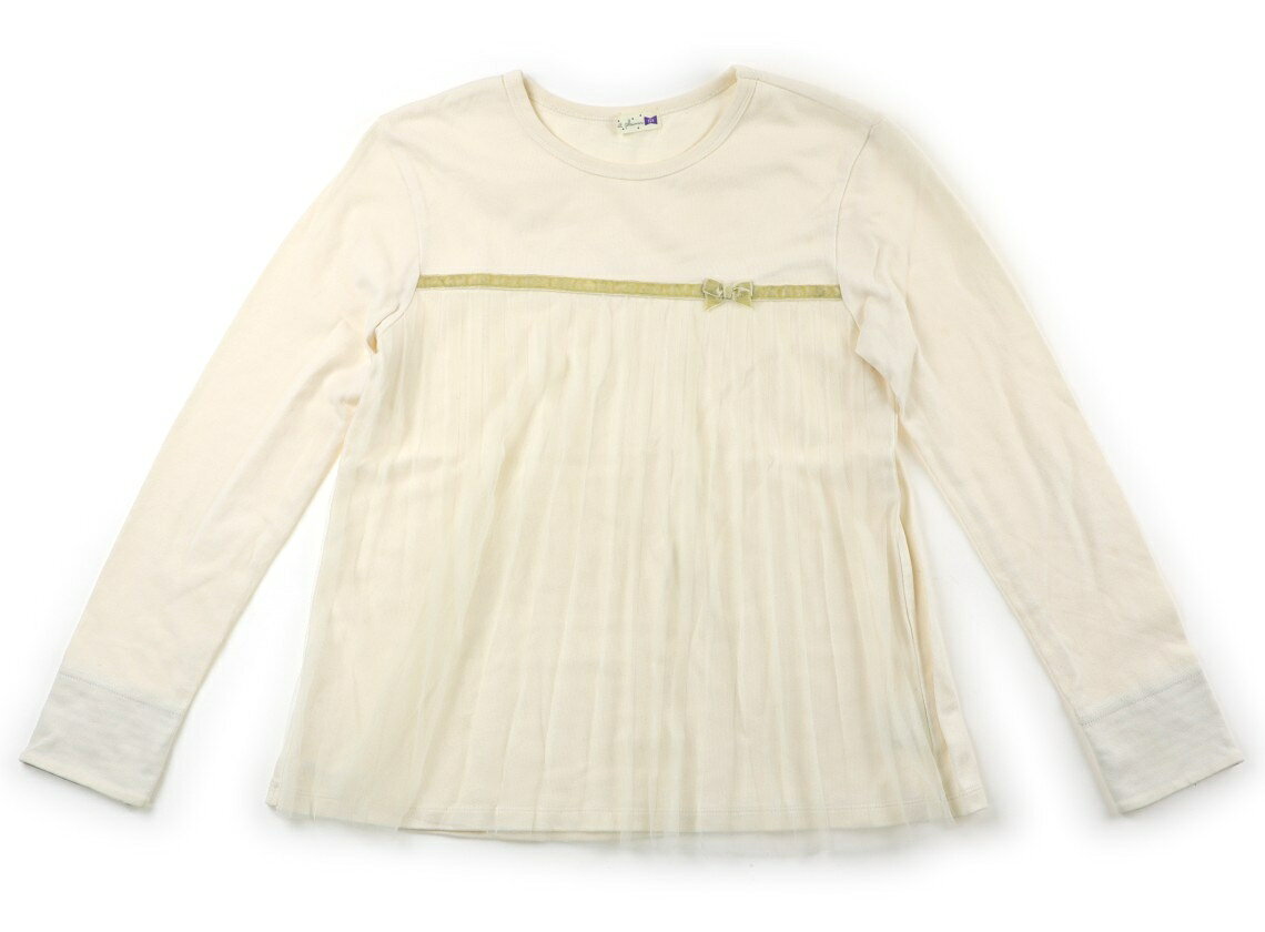 　ブランド 　Knit Planner(KP)(ニットプランナー（KP）) 　カテゴリー 　Tシャツ・カットソー 　サイズ 　160サイズ 　色 　アイボリー 　状態 　★★★ 　記名 　なし 　ジャンル 　Girl 厚手カットソー生地とプ...