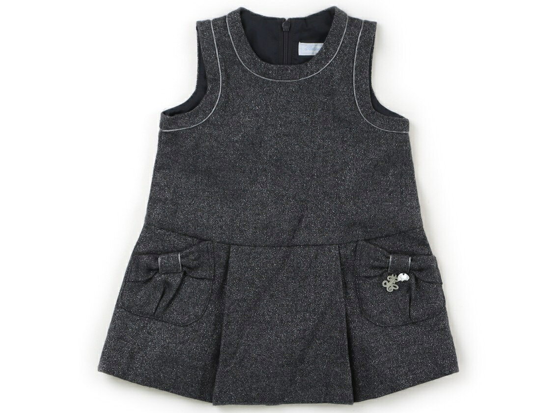 　ブランド 　Tartine et Chocolat(タルティーヌエショコラ) 　カテゴリー 　ジャンパースカート 　サイズ 　80サイズ 　色 　グレー、シルバー 　状態 　★★★★ 　記名 　なし 　ジャンル 　Girl ウール混で暖か...