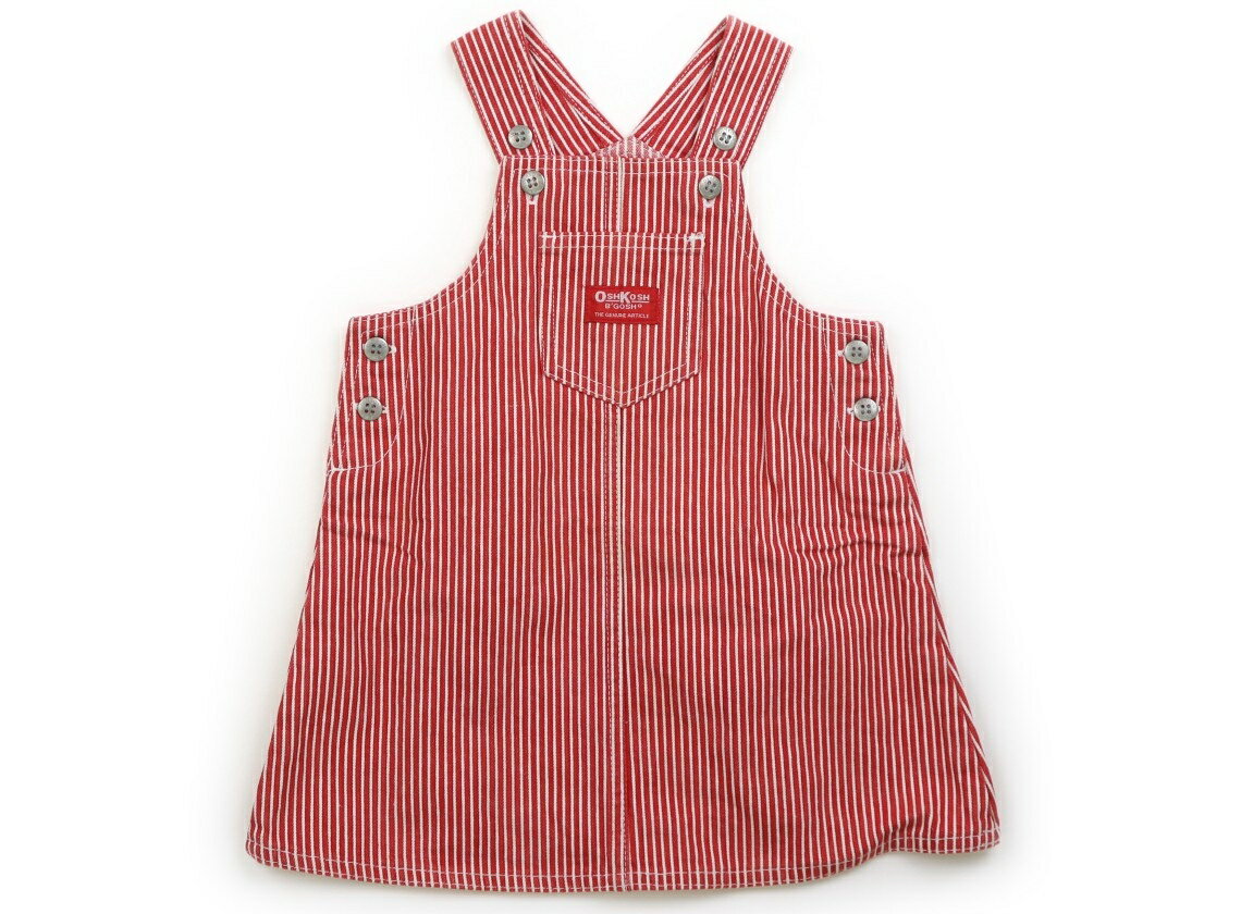 　ブランド 　OSHKOSH(オシュコシュ) 　カテゴリー 　ジャンパースカート 　サイズ 　95サイズ 　色 　赤、白 　状態 　★★★★ 　記名 　なし 　ジャンル 　Girl デニム生地。ボタン留め。やや洗いざらし感がありますが、目立...