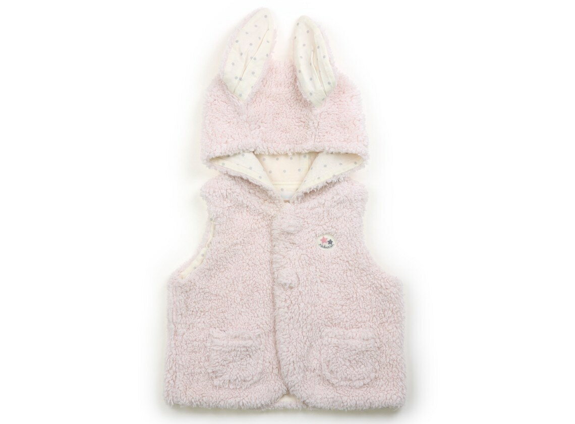　ブランド 　BeBe(べべ) 　カテゴリー 　ベビーベスト 　サイズ 　70サイズ 　色 　パステルピンク 　状態 　★★ 　記名 　なし 　ジャンル 　Girl 実際のサイズ表記はFREE。ボア地、カットソー生地の裏地がついています。フ...