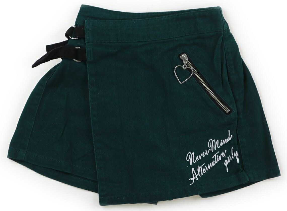 　ブランド 　ALGY(アルジー) 　カテゴリー 　キュロット 　サイズ 　130サイズ 　色 　ダークグリーン・ロゴ刺繍 　状態 　★★★ 　記名 　なし 　ジャンル 　Girl 表微起毛のツイル布帛生地です。前からは巻きスカートに見える...