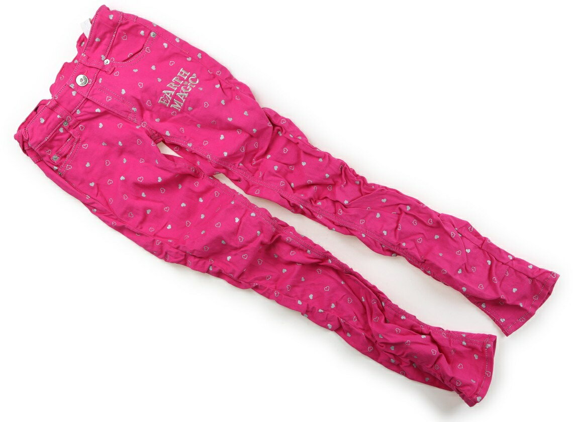 　ブランド 　EARTHMAGIC(アースマジック) 　カテゴリー 　パンツ 　サイズ 　160サイズ 　色 　ショッキングピンク・シルバーハート 　状態 　★★★ 　記名 　なし 　ジャンル 　Girl ストレッチ性のあるシルバーハート柄...