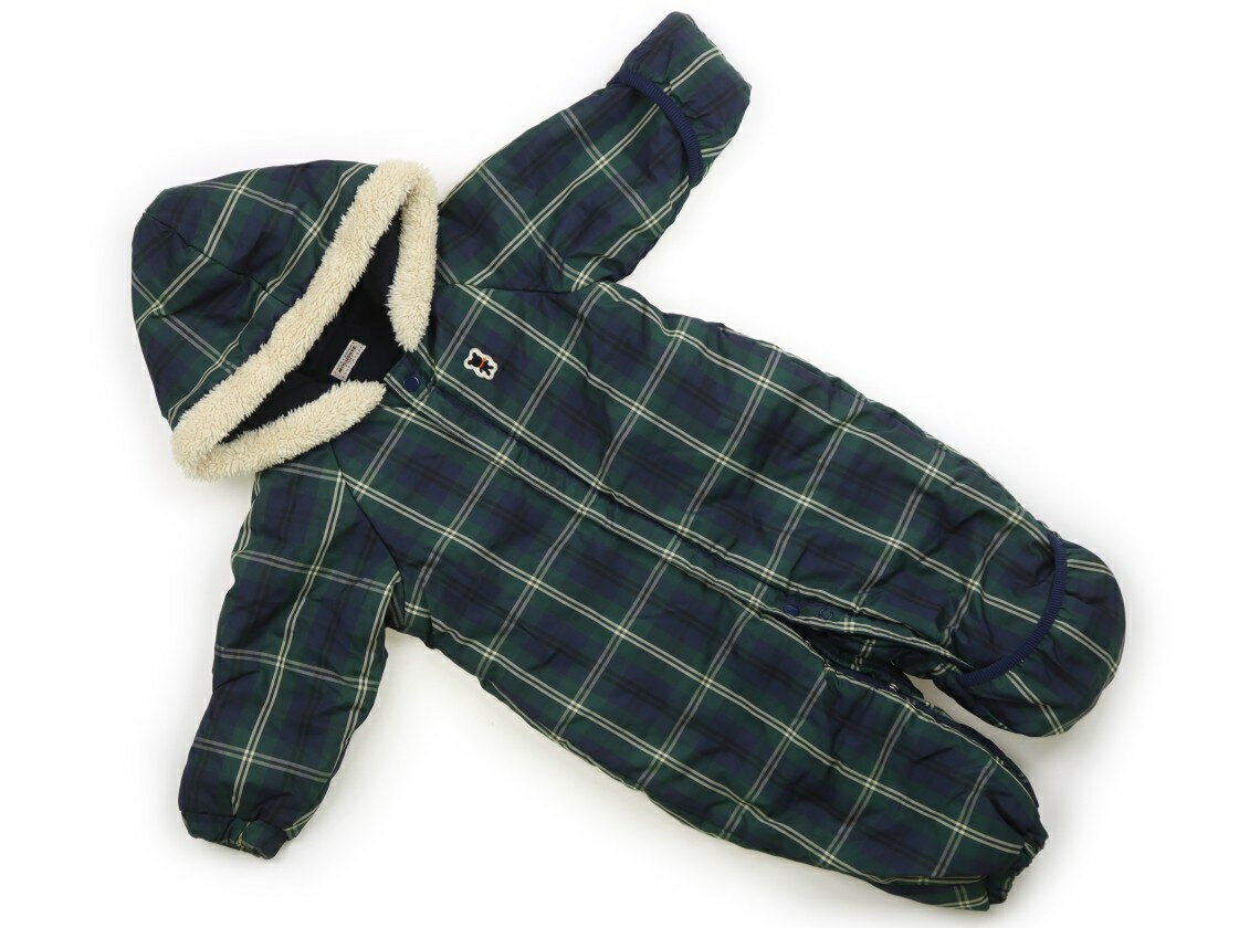 　ブランド 　miki HOUSE(ミキハウス) 　カテゴリー 　オールインワン 　サイズ 　70サイズ 　色 　ネイビー、グリーン、チェック 　状態 　★★★ 　記名 　なし 　ジャンル 　Boy 実際のサイズ表記はフリー（60-80）。...