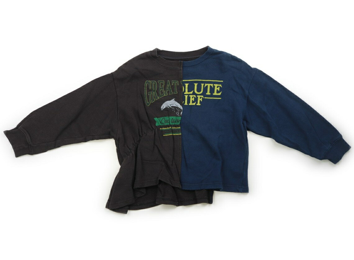 　ブランド 　Markey's(マーキーズ) 　カテゴリー 　トレーナー・プルオーバー 　サイズ 　130サイズ 　色 　ブラック、ブルー、グリーン、イルカ 　状態 　★★ 　記名 　なし 　ジャンル 　Girl トレーナー地。アシンメトリ...