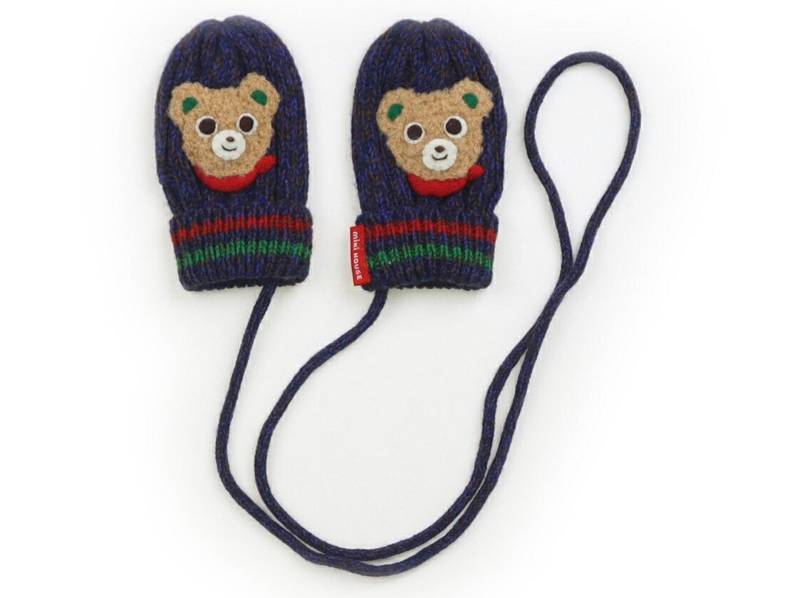 　ブランド 　miki HOUSE(ミキハウス) 　カテゴリー 　手袋・マフラー 　サイズ 　キッズ用品 　色 　ブルー・ブラウンミックス、クマ、赤・緑 　状態 　★★★★ 　記名 　なし 　ジャンル 　Boy サイズはSで1-3歳です。使...