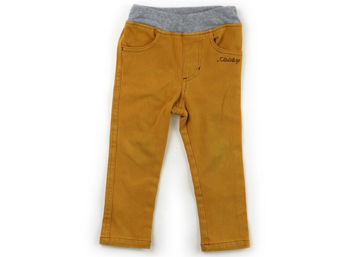 　ブランド 　kladskap(クレードスコープ) 　カテゴリー 　パンツ 　サイズ 　90サイズ 　色 　きつね色・グレー 　状態 　★★ 　記名 　なし 　ジャンル 　Boy ストレッチカットソー。サイズ調整ゴムが付いています。両膝に薄...