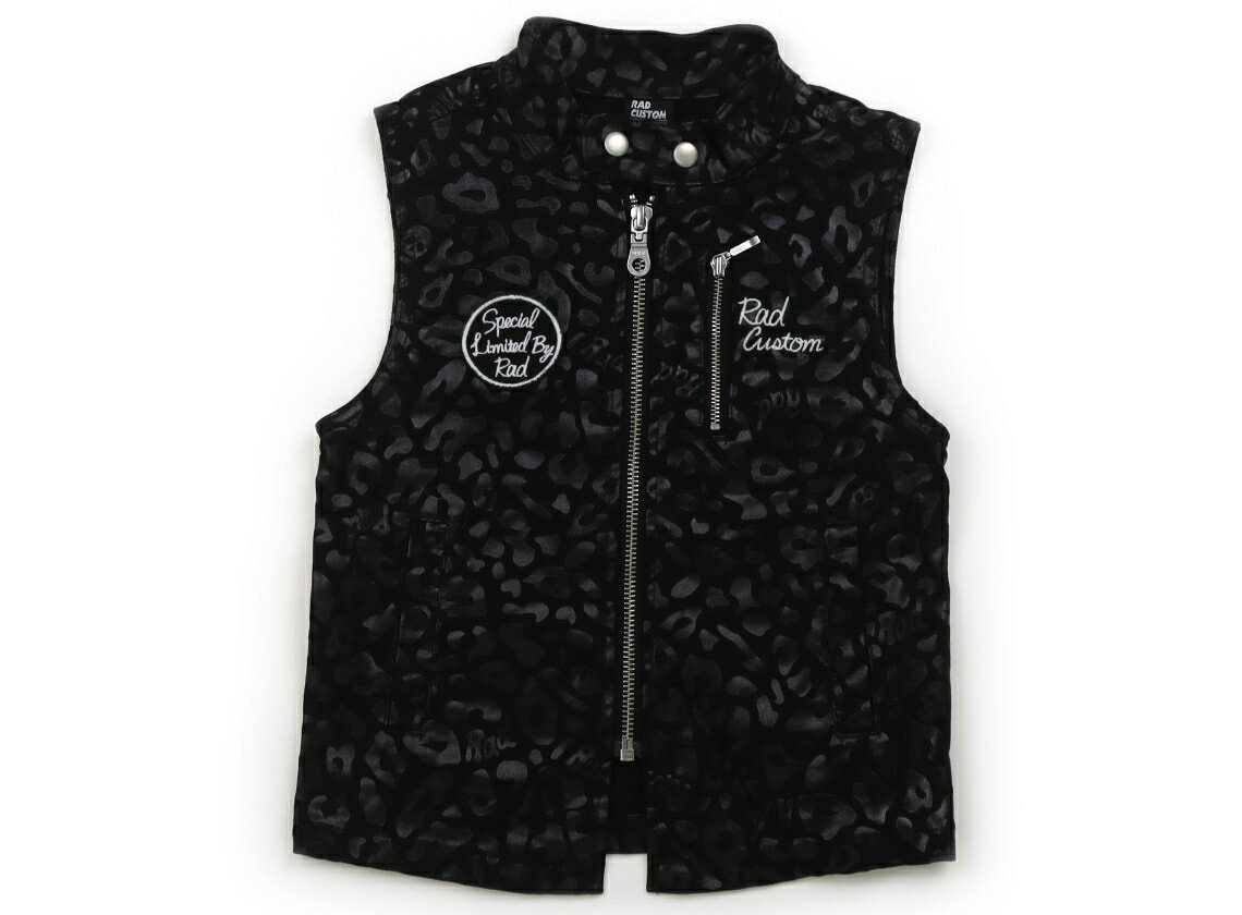 　ブランド 　RAD CUSTOM(ラッドカスタム) 　カテゴリー 　ベスト 　サイズ 　110サイズ 　色 　黒、レオパード柄 　状態 　★★★ 　記名 　なし 　ジャンル 　Boy 薄手のデニム地。裏地はありません。ボタンにわずかに傷が...