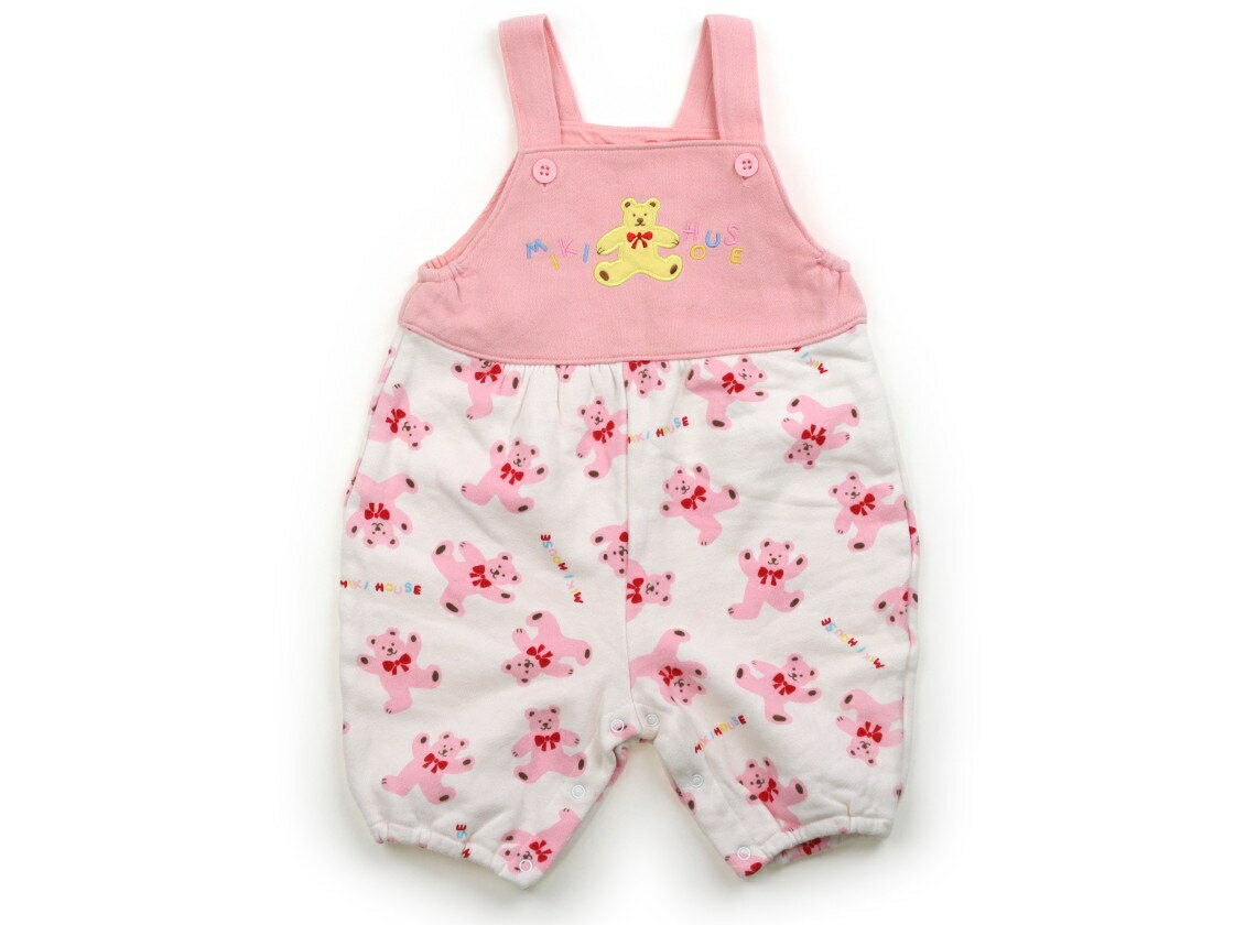 　ブランド 　miki HOUSE(ミキハウス) 　カテゴリー 　コンビネゾン 　サイズ 　80サイズ 　色 　ピンク、白、クマ 　状態 　★★★★ 　記名 　なし 　ジャンル 　Girl スウェット生地。股下スナップボタン。若干毛羽立ちが...