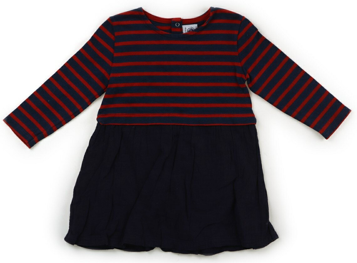 　ブランド 　PETIT BATEAU(プチバトー) 　カテゴリー 　ワンピース 　サイズ 　95サイズ 　色 　レッド・ネイビーボーダー・ネイビー 　状態 　★★★ 　記名 　なし 　ジャンル 　Girl カットソー。スカートはガーゼ地。...