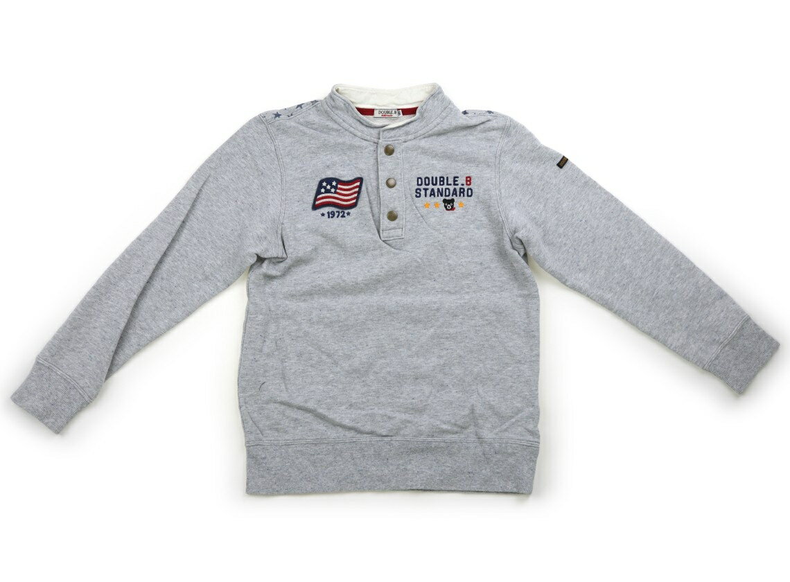 　ブランド 　Double B(ダブルB) 　カテゴリー 　トレーナー・プルオーバー 　サイズ 　140サイズ 　色 　グレー 　状態 　★★★ 　記名 　なし 　ジャンル 　Boy やや毛羽立ち、首周りにややヨレが見受けられます。ネップ生...