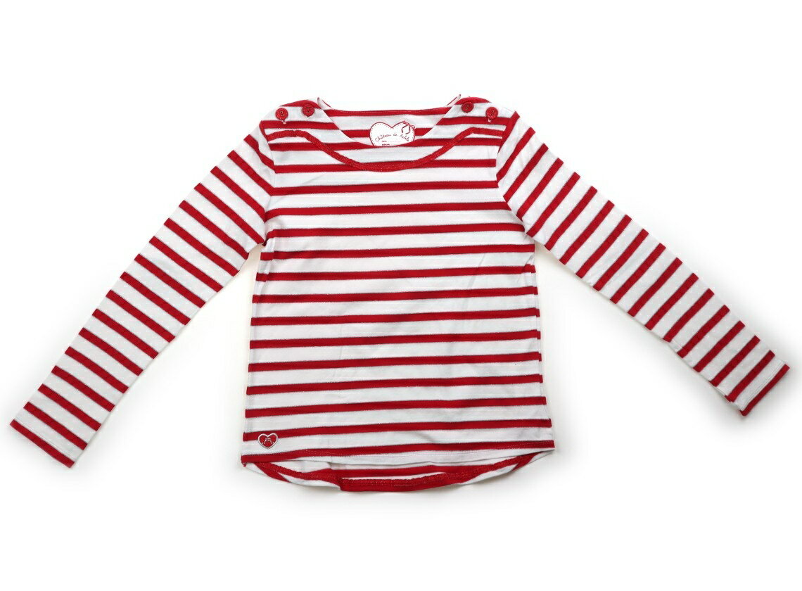 　ブランド 　Chateau de Sable(シャトードサーブル) 　カテゴリー 　Tシャツ・カットソー 　サイズ 　140サイズ 　色 　ホワイト・レッド・ボーダー 　状態 　★★★ 　記名 　なし 　ジャンル 　Girl 実際のサイズ...