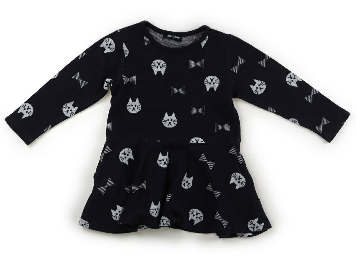 　ブランド 　kladskap(クレードスコープ) 　カテゴリー 　ワンピース 　サイズ 　100サイズ 　色 　インディゴ・ネコ・蝶 　状態 　★★★ 　記名 　なし 　ジャンル 　Girl 薄く起毛感のあるネコ柄ジャガードカットソー生地...