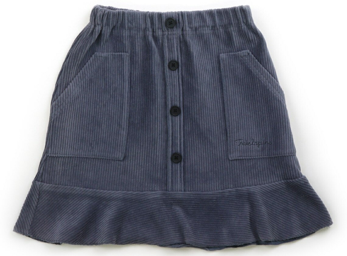 　ブランド 　troislapins(トロワラパン) 　カテゴリー 　スカート 　サイズ 　110サイズ 　色 　くすみブルー 　状態 　★★★ 　記名 　なし 　ジャンル 　Girl コーデュロイ生地、裏地はありません。ウエストは総ゴムで...