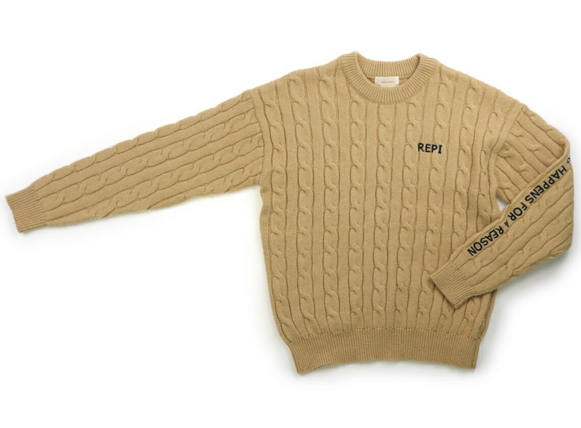 　ブランド 　repipi armario(レピピアルマリオ) 　カテゴリー 　ニット・セーター 　サイズ 　150サイズ 　色 　ベージュ 　状態 　★★★ 　記名 　なし 　ジャンル 　Girl アクリルポリエステルニットです。やや毛羽...