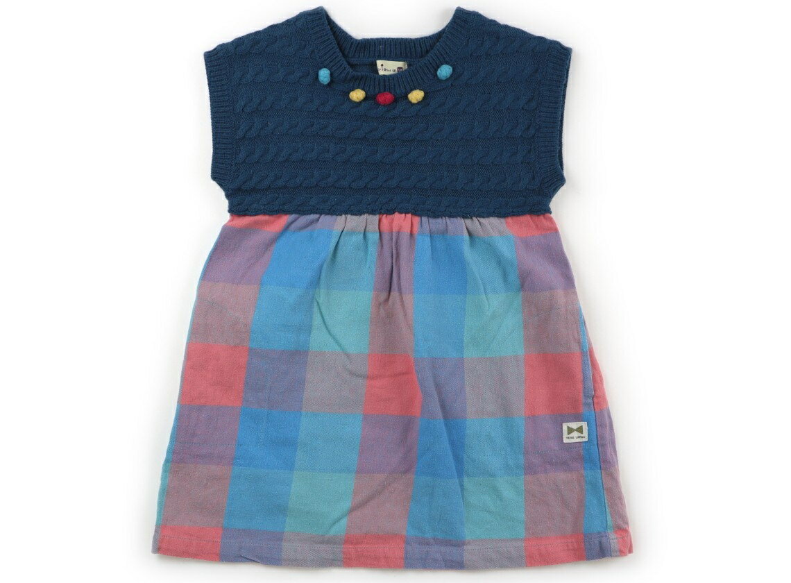 　ブランド 　troislapins(トロワラパン) 　カテゴリー 　チュニック 　サイズ 　120サイズ 　色 　ブルー系、コーラルピンク 　状態 　★★ 　記名 　なし 　ジャンル 　Girl 上はアクリルウールニット、スカート部分はネ...