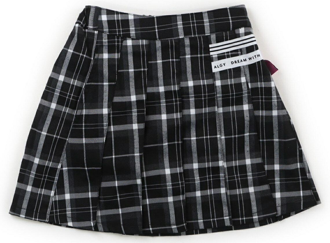 　ブランド 　ALGY(アルジー) 　カテゴリー 　スカート 　サイズ 　130サイズ 　色 　ブラック・ホワイトチェック 　状態 　★★★★ 　記名 　なし 　ジャンル 　Girl ポリウレタン混のポリエステルカットソー。ウエストは半分ゴ...