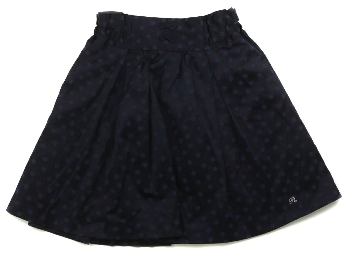 　ブランド 　pom ponette(ポンポネット) 　カテゴリー 　スカート 　サイズ 　150サイズ 　色 　黒、ドット柄 　状態 　★★★ 　記名 　なし 　ジャンル 　Girl 裏地あり。サイズ調整ゴムが付いています。全体的にやや毛...