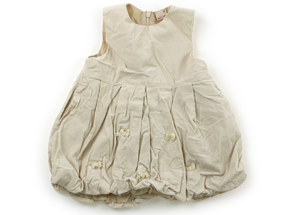 　ブランド 　petit main(プティマイン) 　カテゴリー 　ジャンパースカート 　サイズ 　80サイズ 　色 　アイボリー 　状態 　★★★ 　記名 　なし 　ジャンル 　Girl コーデュロイ。裏地あり。後ろファスナー開き。裾バル...