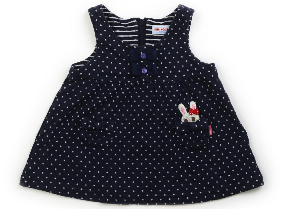 　ブランド 　miki HOUSE(ミキハウス) 　カテゴリー 　ジャンパースカート 　サイズ 　80サイズ 　色 　紺、白ドット柄 　状態 　★★ 　記名 　なし 　ジャンル 　Girl 後ろファスナーあり。全体的にやや毛羽立ちがあります...