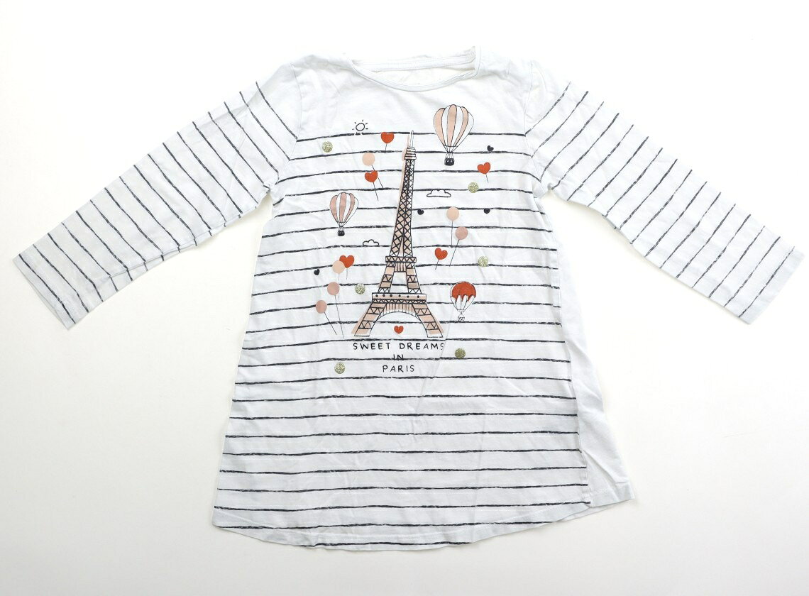 　ブランド 　VERTBAUDET(ヴェルボデ) 　カテゴリー 　Tシャツ・カットソー 　サイズ 　110サイズ 　色 　白、紺ボーダー、エッフェル塔 　状態 　★★ 　記名 　なし 　ジャンル 　Girl 実際のサイズ表記は6ans/11...