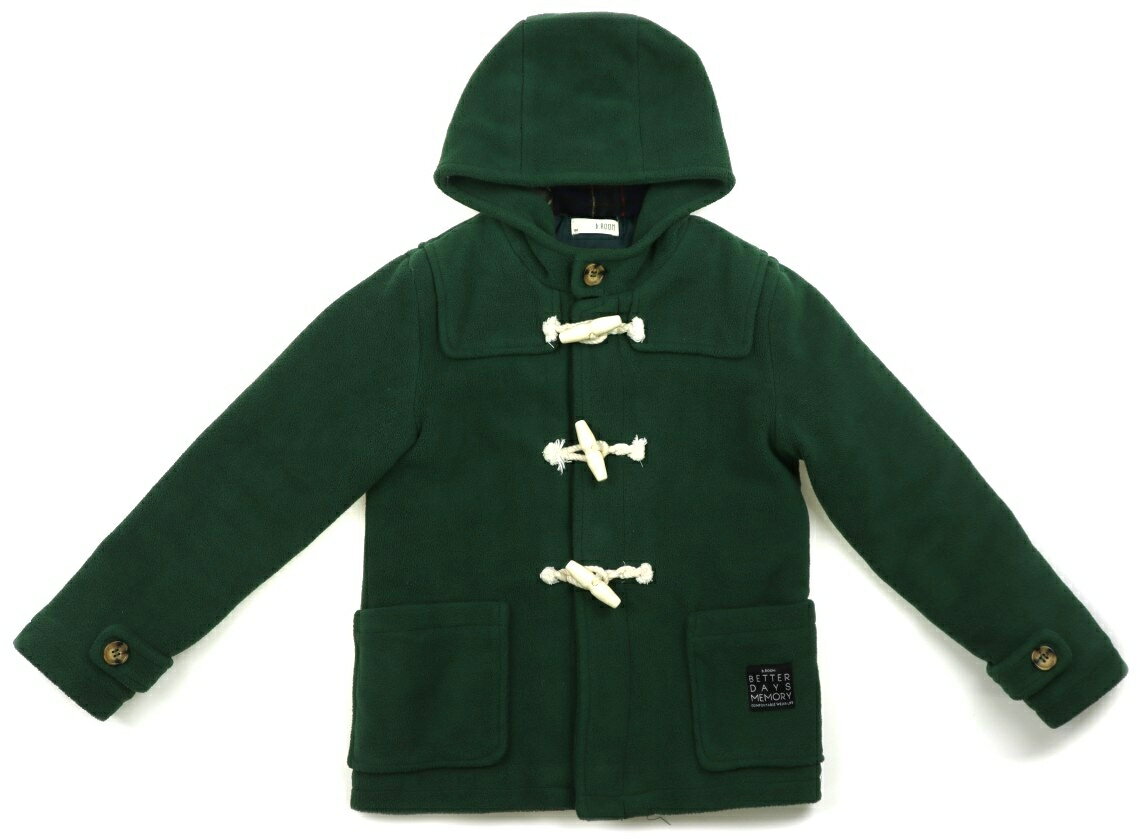 　ブランド 　b.ROOM(ビールーム) 　カテゴリー 　コート・ジャンパー 　サイズ 　130サイズ 　色 　グリーン 　状態 　★★★ 　記名 　なし 　ジャンル 　Boy フリース素材。中綿入り。フードの取り外しが可能です。スナップボ...