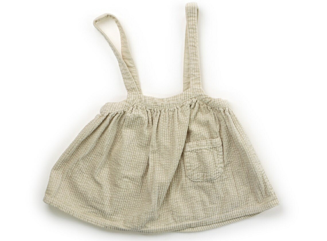 　ブランド 　ZARA(ザラ) 　カテゴリー 　ジャンパースカート 　サイズ 　95サイズ 　色 　キナリ 　状態 　★★ 　記名 　なし 　ジャンル 　Girl 実際のサイズ表記は98cm。コーデュロイ素材。肩紐の調整不可。全体に色あせ・...