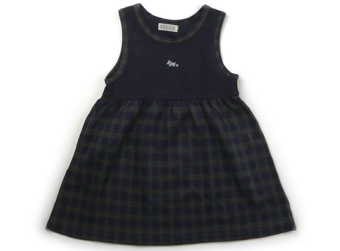 　ブランド 　SACCO(サッコ) 　カテゴリー 　ジャンパースカート 　サイズ 　110サイズ 　色 　ブラック・ネイビー・グリーン系チェック 　状態 　★★ 　記名 　あり（タグ） 　ジャンル 　Girl カットソー。カットソー。全体的...