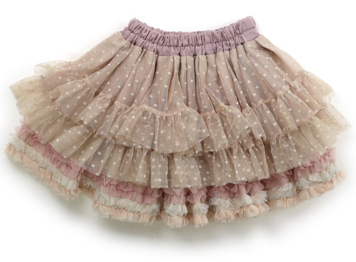 　ブランド 　panpantutu(パンパンチュチュ) 　カテゴリー 　スカート 　サイズ 　120サイズ 　色 　ベージュ、くすみピンク 　状態 　★★★★ 　記名 　なし 　ジャンル 　Girl 実際のサイズ表記はL。ウエストは総ゴムで...