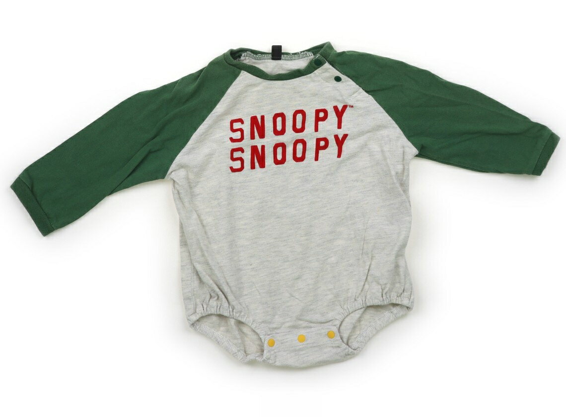 　ブランド 　Markey's(マーキーズ) 　カテゴリー 　ロンパース 　サイズ 　80サイズ 　色 　グレー・グリーン 　状態 　★★★ 　記名 　なし 　ジャンル 　Boy PEANUTSコラボ。BIG FIELDです。カットソー素材...