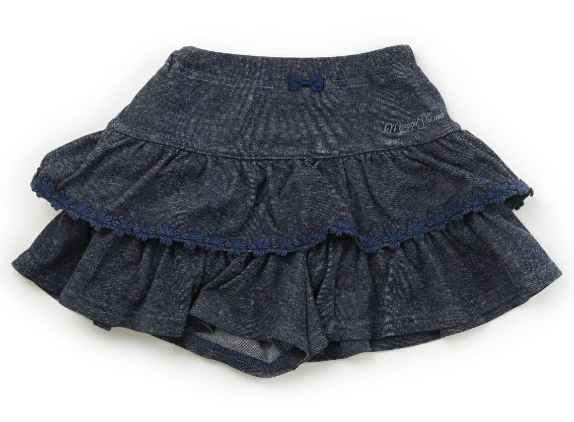 　ブランド 　mezzo piano(メゾピアノ) 　カテゴリー 　キュロット 　サイズ 　120サイズ 　色 　インディゴブルー 　状態 　★★★ 　記名 　なし 　ジャンル 　Girl サイズ調整ゴムが付いています。ポリエステルやコット...