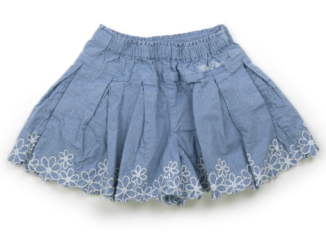 　ブランド 　mezzo piano(メゾピアノ) 　カテゴリー 　キュロット 　サイズ 　120サイズ 　色 　ライトブルー・ホワイト花柄 　状態 　★★★ 　記名 　なし 　ジャンル 　Girl デニム地。サイズ調整ゴムが付いています。...