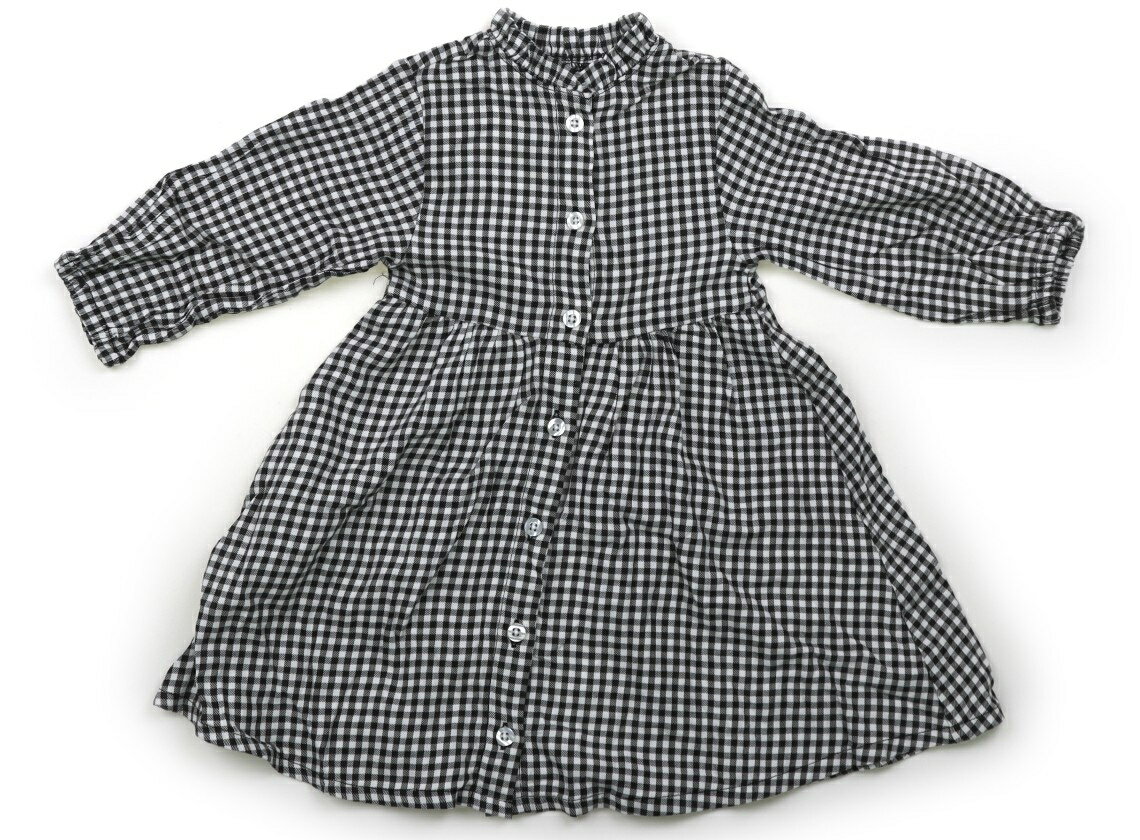 　ブランド 　apres les cours(アプレレクール) 　カテゴリー 　ワンピース 　サイズ 　80サイズ 　色 　モノクロチェック 　状態 　★★★ 　記名 　なし 　ジャンル 　Girl コットン・レーヨン素材。前ボタン開き。洗...