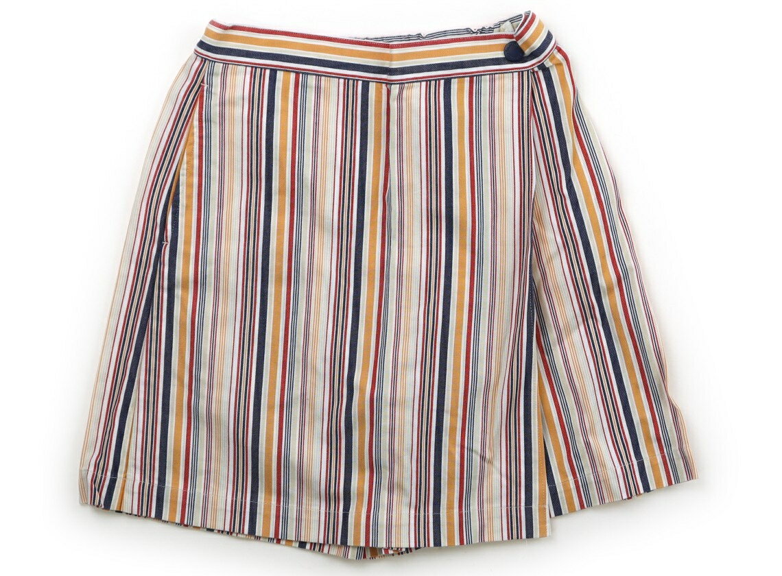 　ブランド 　familiar(ファミリア) 　カテゴリー 　キュロット 　サイズ 　120サイズ 　色 　ホワイト・ネイビー・オレンジ・ストライプ 　状態 　★★★ 　記名 　なし 　ジャンル 　Girl コットン素材。ウエストはファスナ...