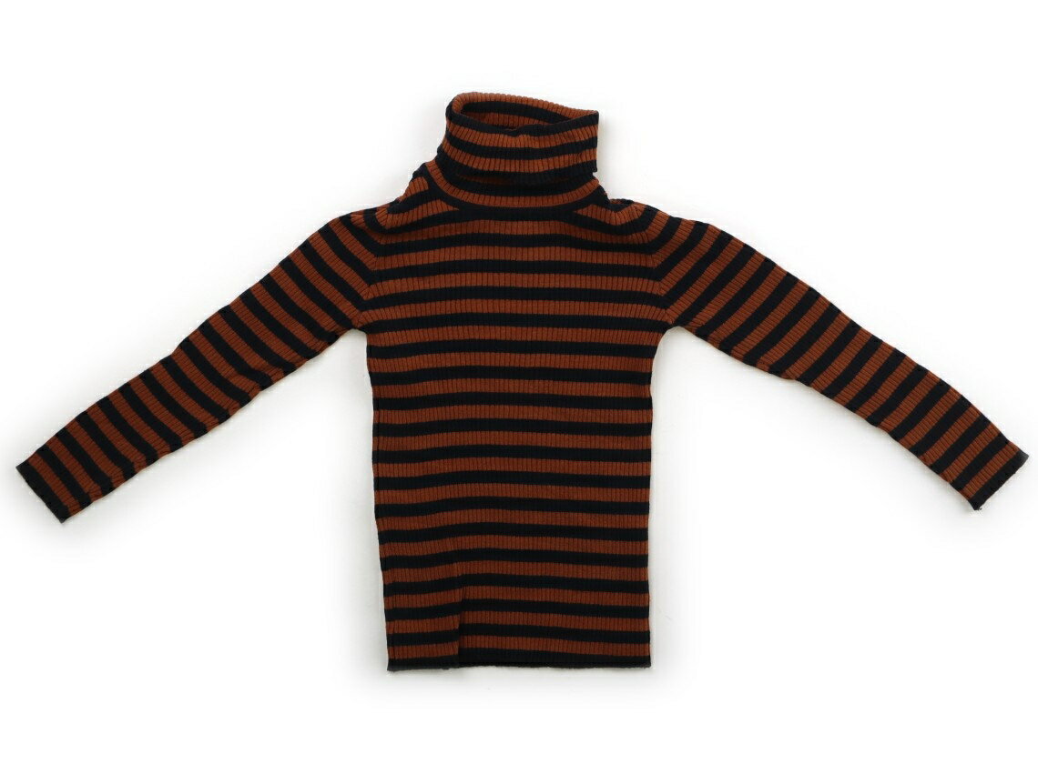 　ブランド 　apres les cours(アプレレクール) 　カテゴリー 　ニット・セーター 　サイズ 　110サイズ 　色 　テラコッタ・ネイビーボーダー 　状態 　★★★ 　記名 　なし 　ジャンル 　Girl コットンナイロンリブ...