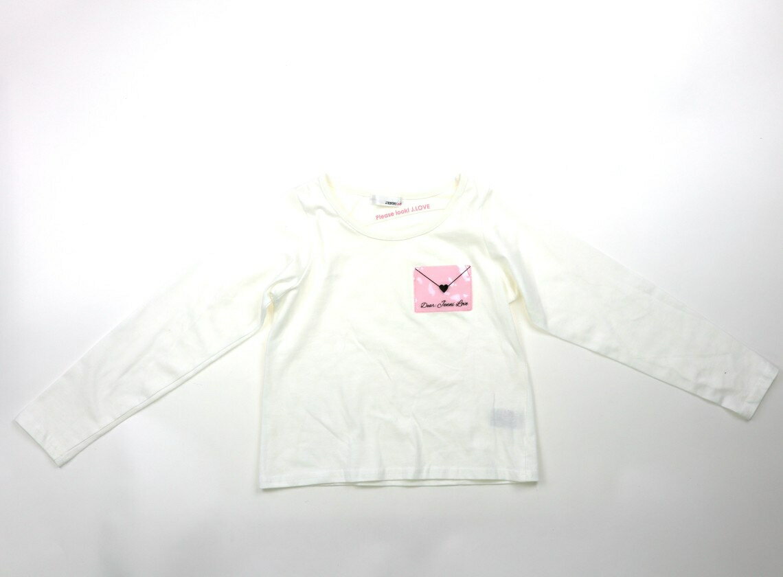 　ブランド 　JENNI(ジェニィ) 　カテゴリー 　Tシャツ・カットソー 　サイズ 　130サイズ 　色 　ホワイト 　状態 　★★★ 　記名 　なし 　ジャンル 　Girl 薄いシミがいくつか見られますが、まだまだお使いいただけそうです...