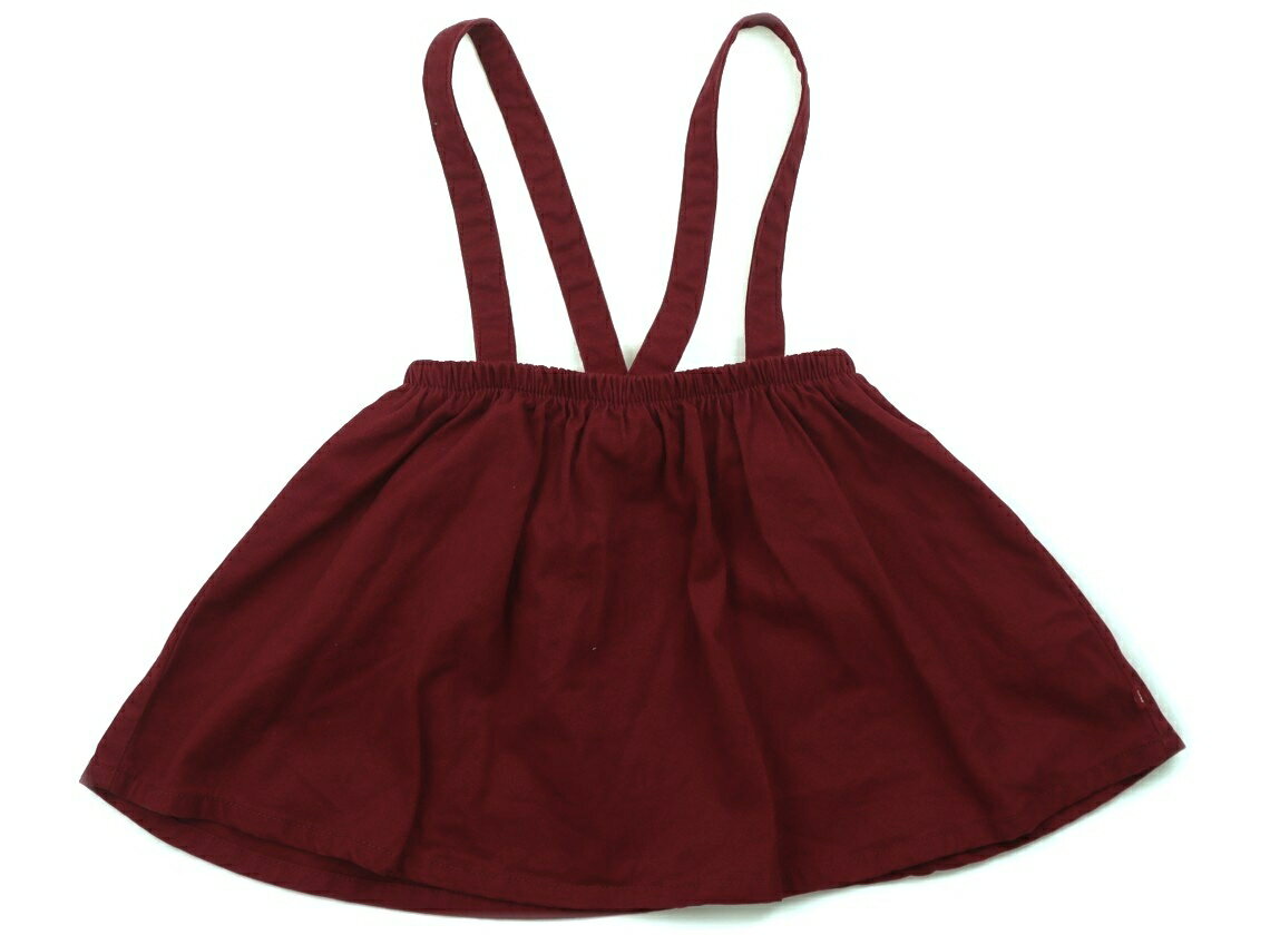 　ブランド 　OBAIBI(オバイビ) 　カテゴリー 　スカート 　サイズ 　90サイズ 　色 　バーガンディ 　状態 　★★★ 　記名 　なし 　ジャンル 　Girl 綿100％。実際のサイズ表記は、86-98cm。サスペンダーは後ろで縫...